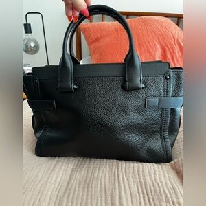 Coach | Bags | Coach Swagger Black Leather Black Matte Hardware | Poshmark